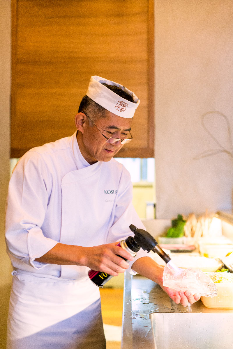 Perfil do chef George Koshoji - Made in Japan