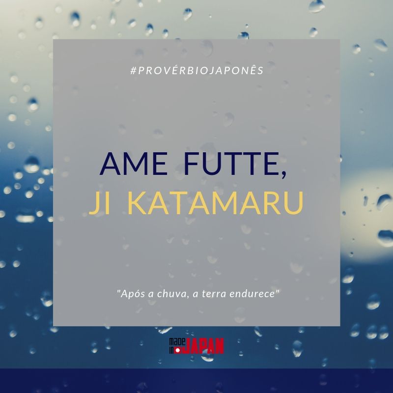 Provérbio japonês: O prato saboroso … - Made in Japan